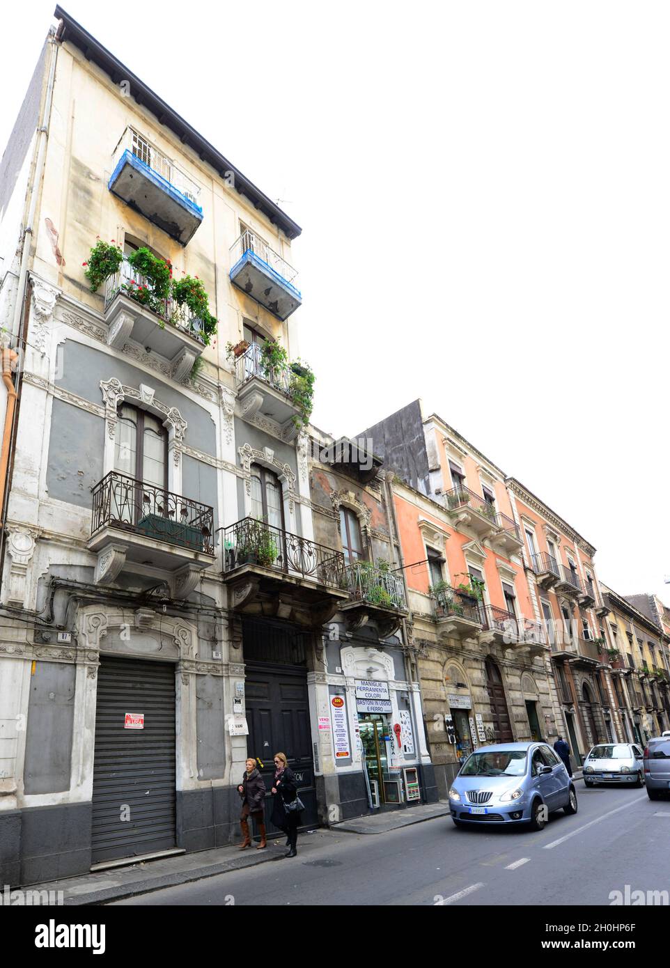 Old buildings in Catania, Italy Stock Photo - Alamy