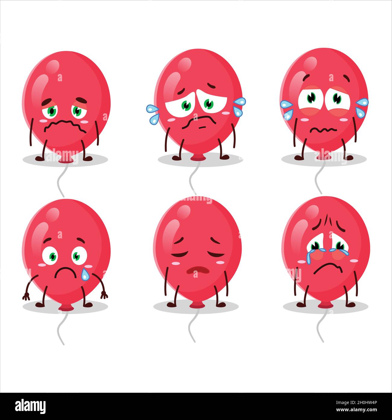 Sad balloons Stock Vector Images - Alamy