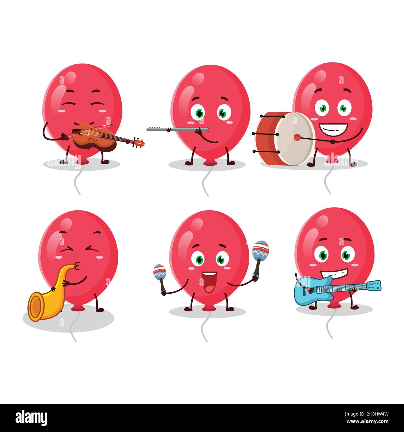 Musical instruments balloons hi-res stock photography and images - Alamy