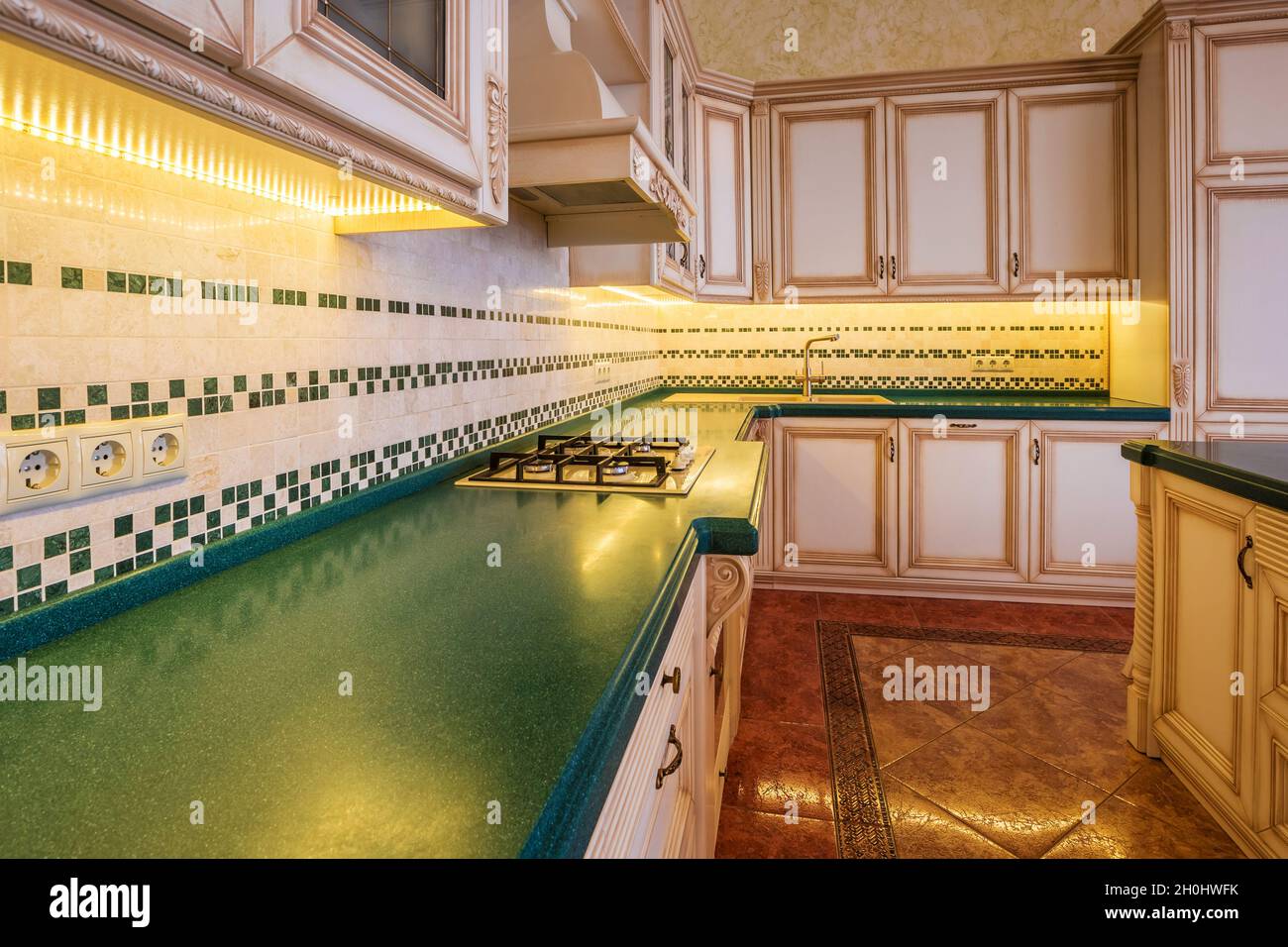 Modern kitchen interior Stock Photo - Alamy