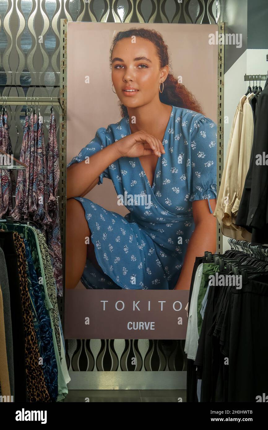 Mackay, Queensland, Australia - October 2021: Poster of a female ...