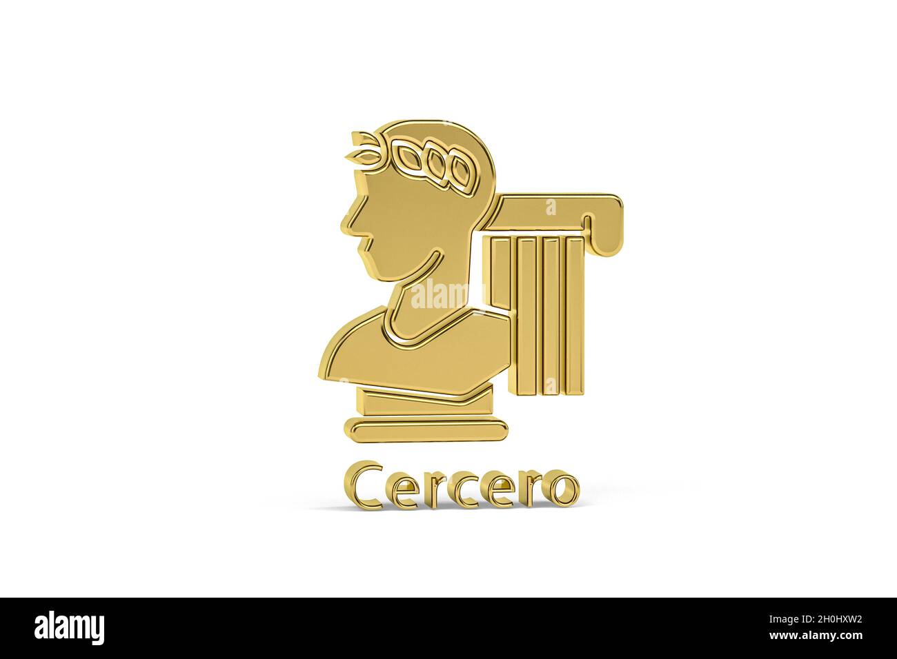 Ancient Greek civilization - Golden art and culture icon isolated on ...