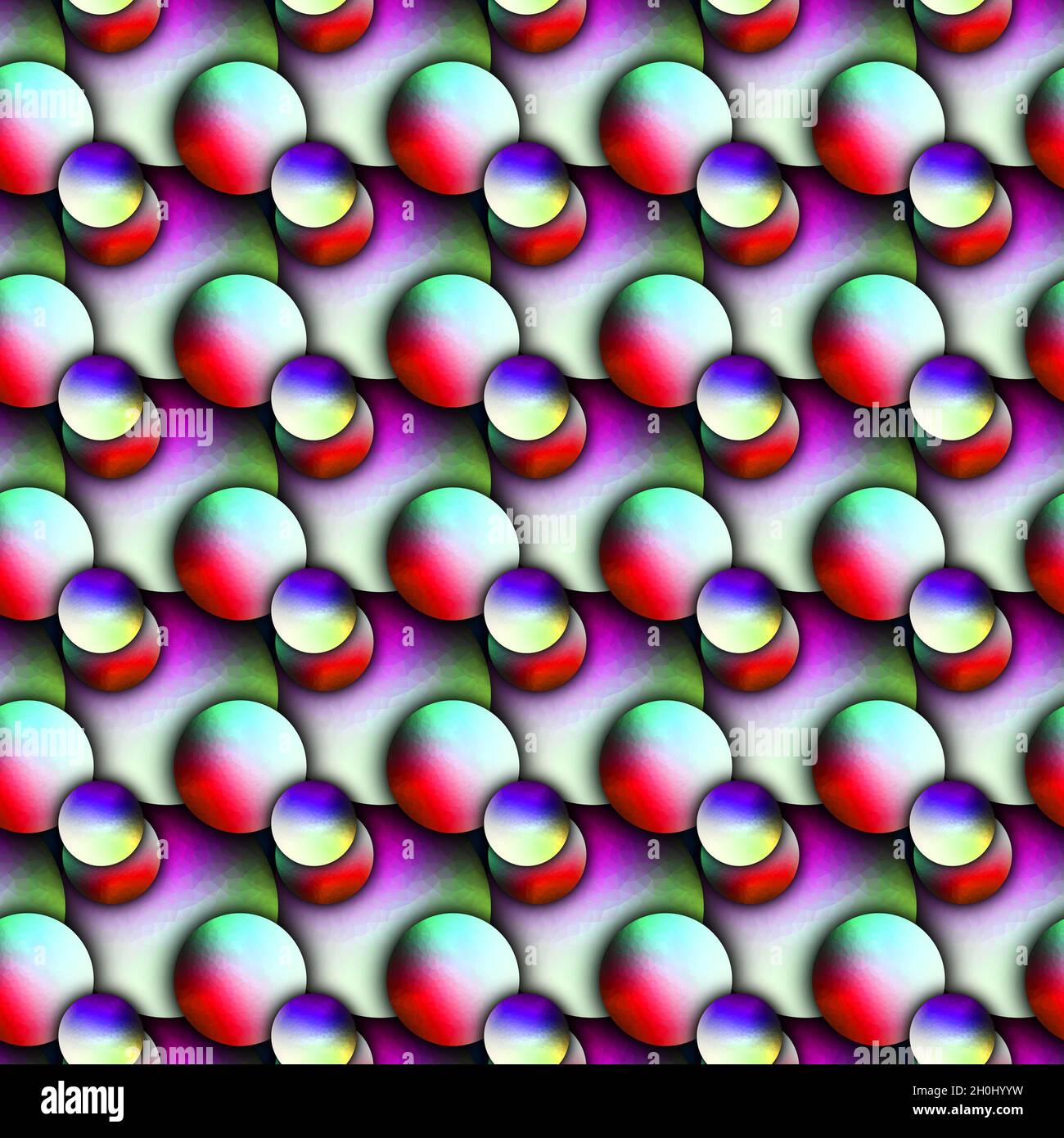 3D render of luxury background with embossed polygon balls pattern ...