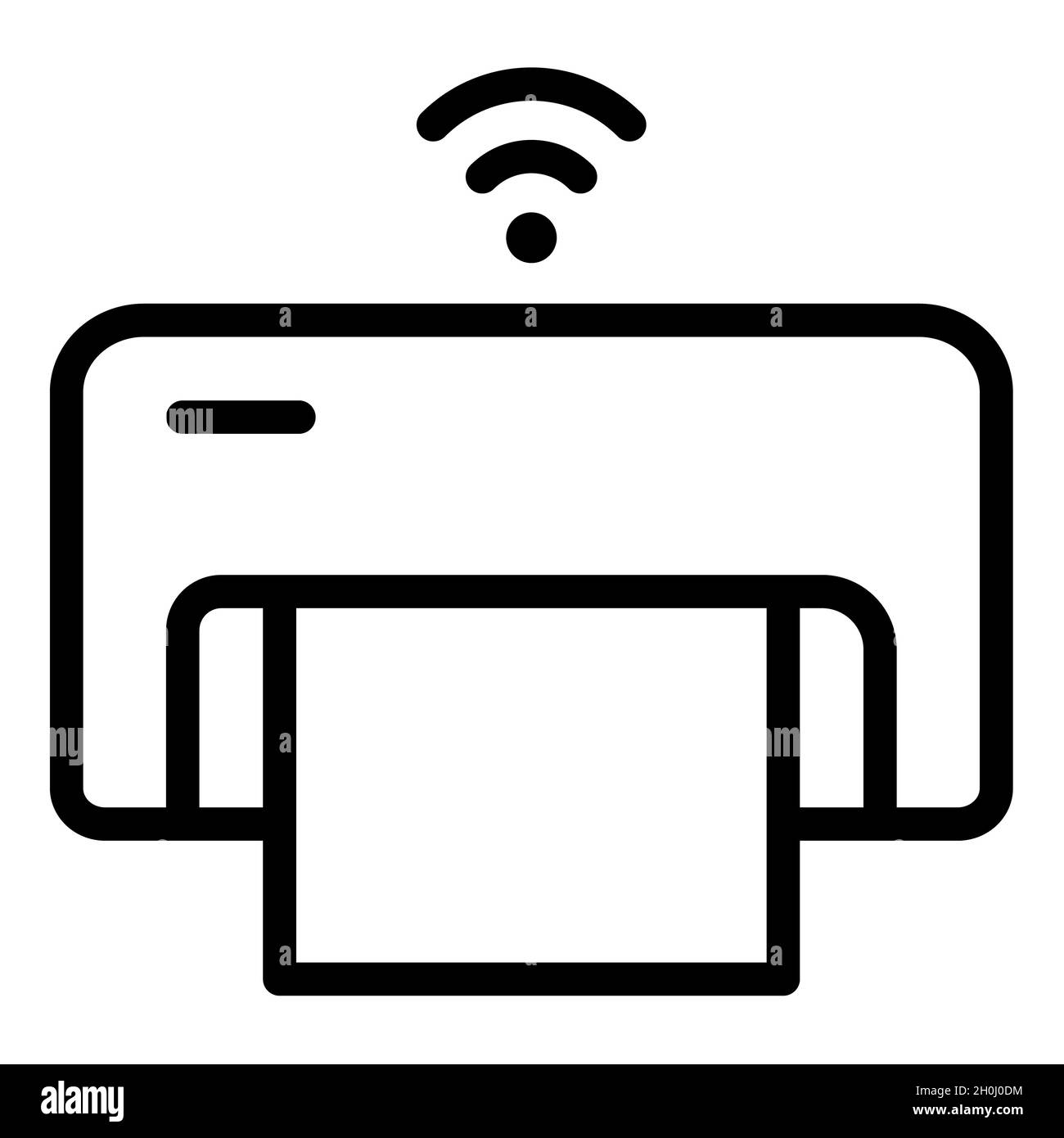 Printer wifi connection Black and White Stock Photos & Images - Alamy