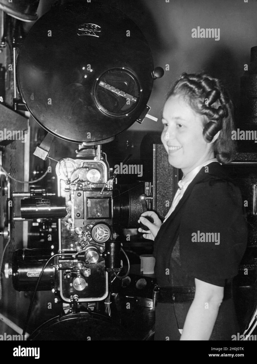 Projectionist hi-res stock photography and images - Alamy