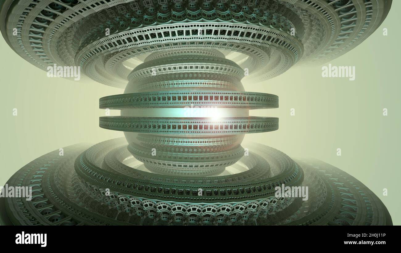 Unique and realistic 3D rendering of virtual scene environment Stock ...