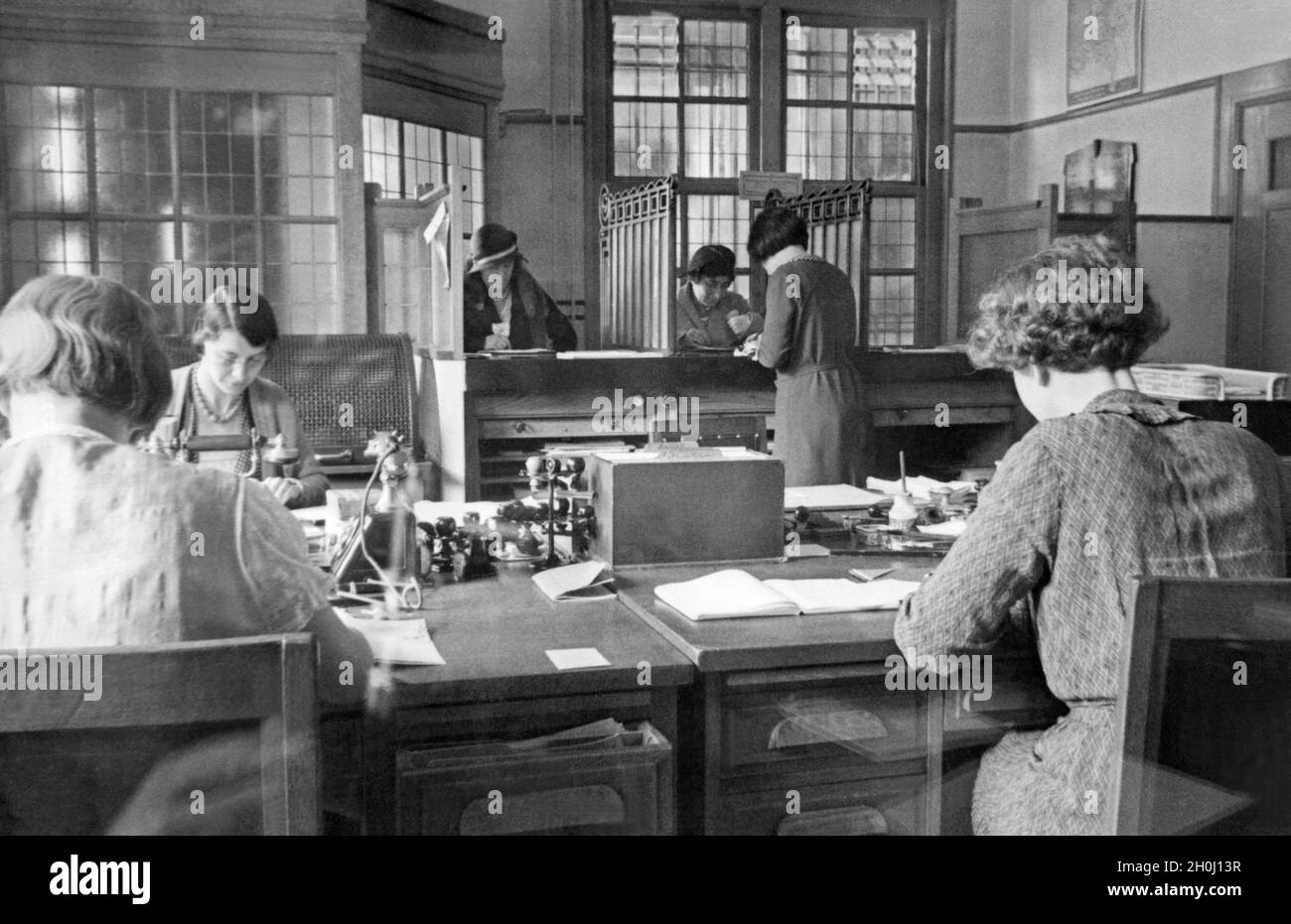 Branch of the first women's bank exclusively for female customers and ...