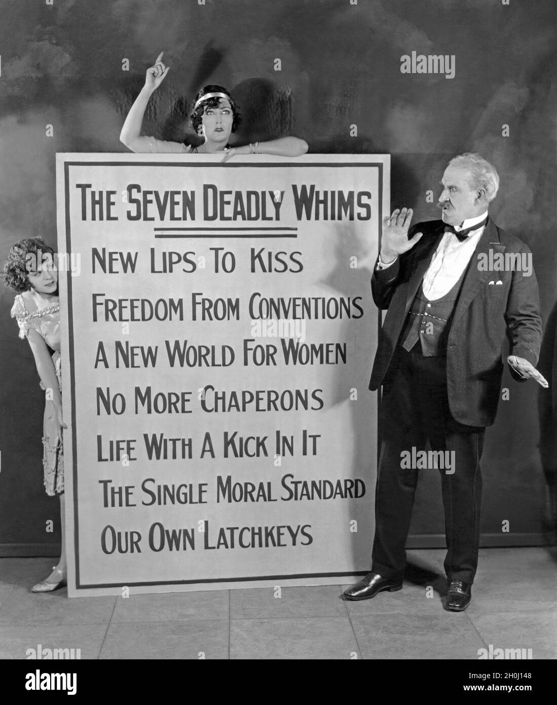 "Film scene from the silent film ""Prodigal Daughters"", which was ...
