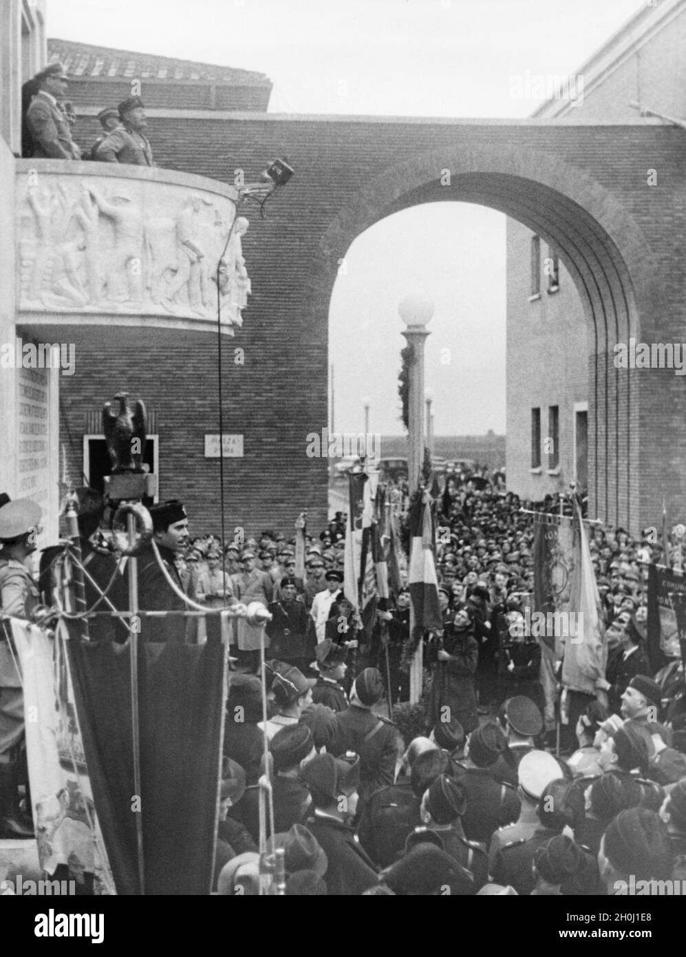 Mussolini fascism tower hi-res stock photography and images - Alamy