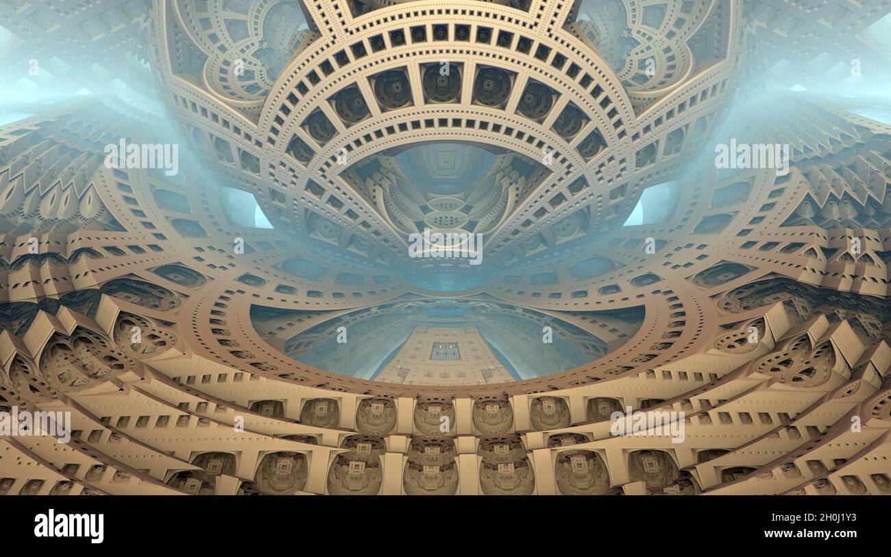 Unique and realistic 3D rendering of virtual scene environment Stock ...