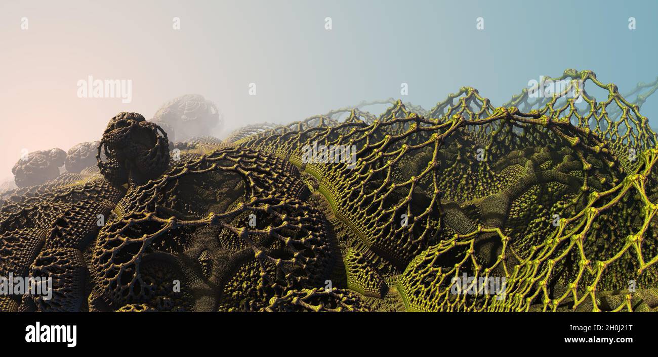 Unique and realistic 3D rendering of virtual scene environment Stock ...