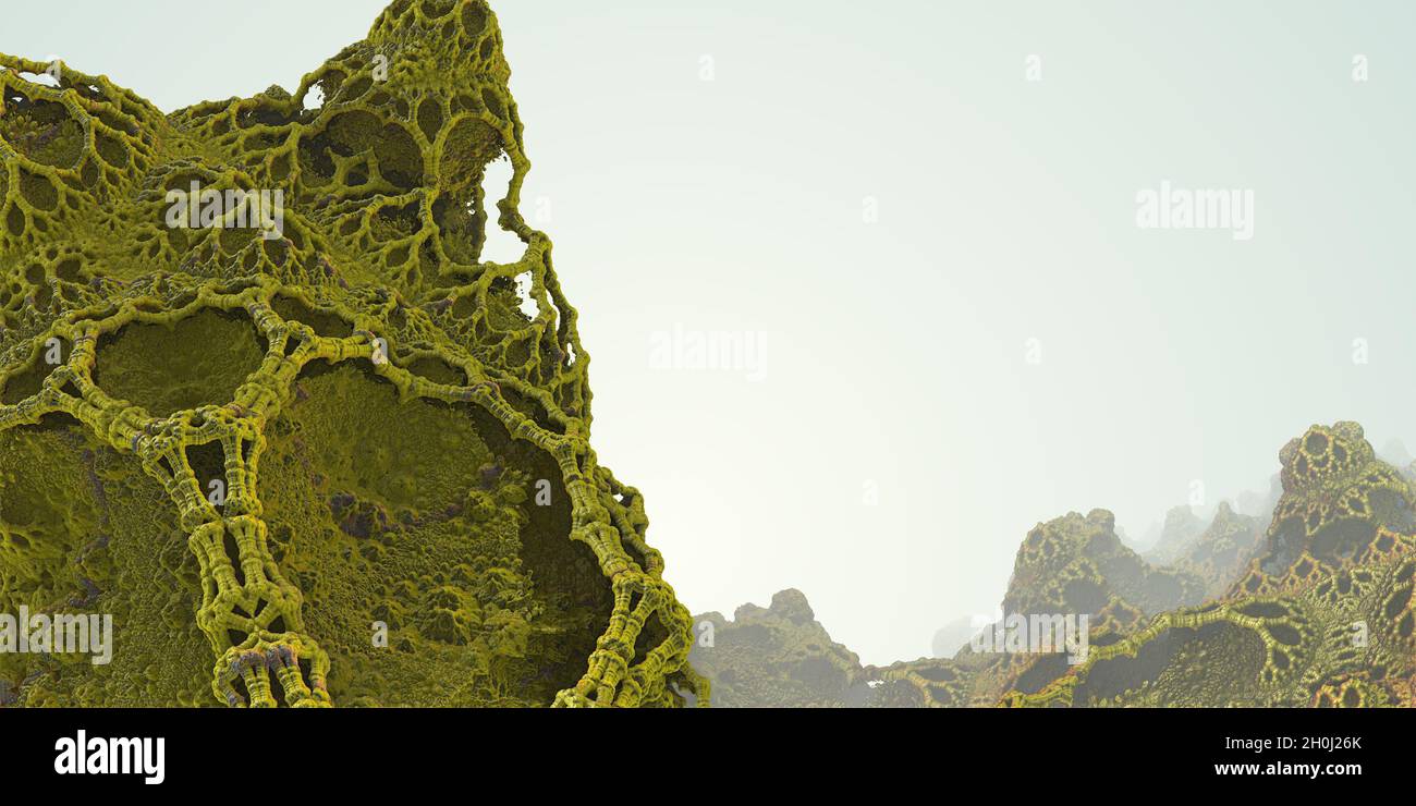 Unique and realistic 3D rendering of virtual scene environment Stock ...