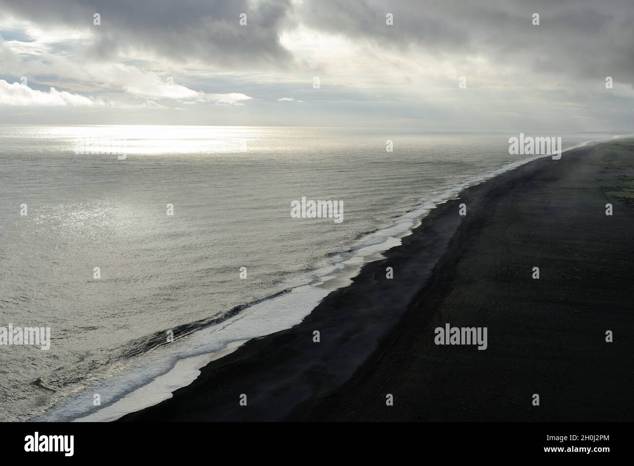 Black lava sand beach hi-res stock photography and images - Alamy