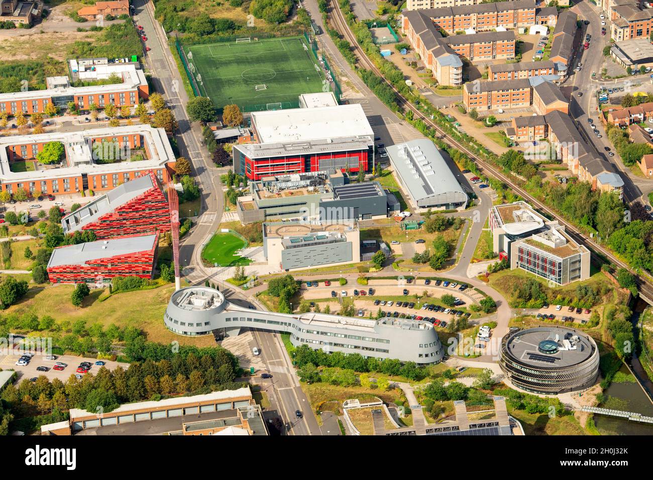 Aerial image of the Nottingham University Jubilee Campus ...