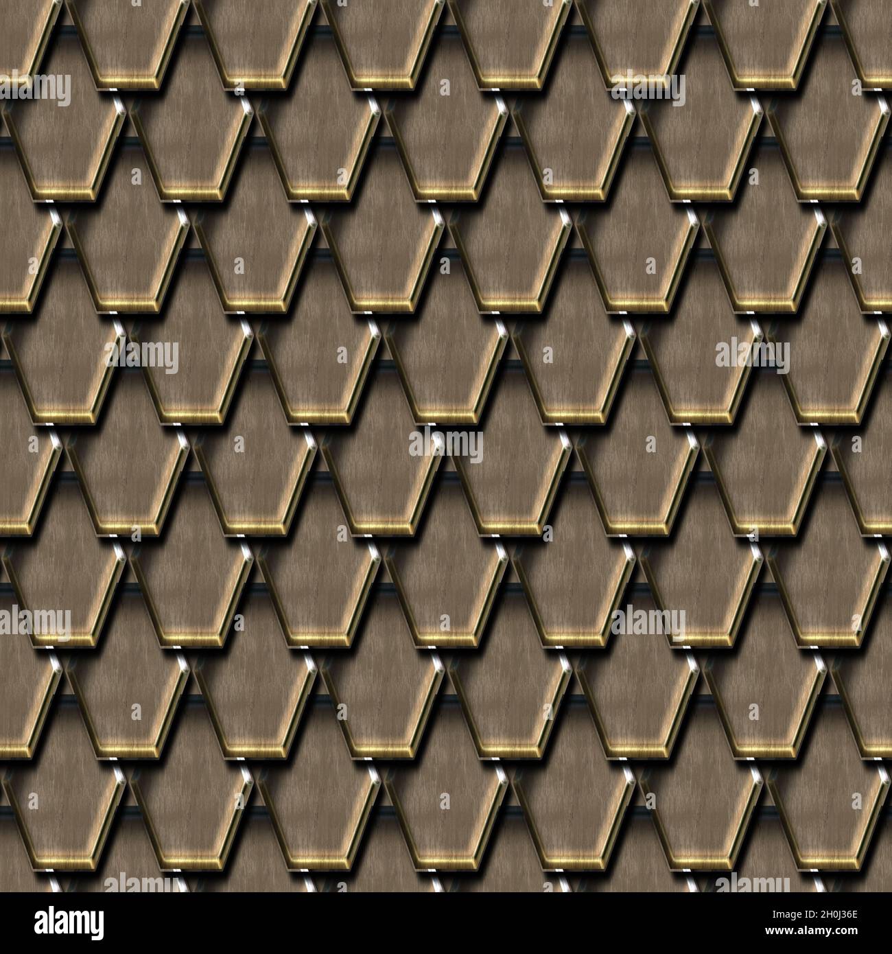 3D rendering of Middle Ages armor seamless background pattern tile ...
