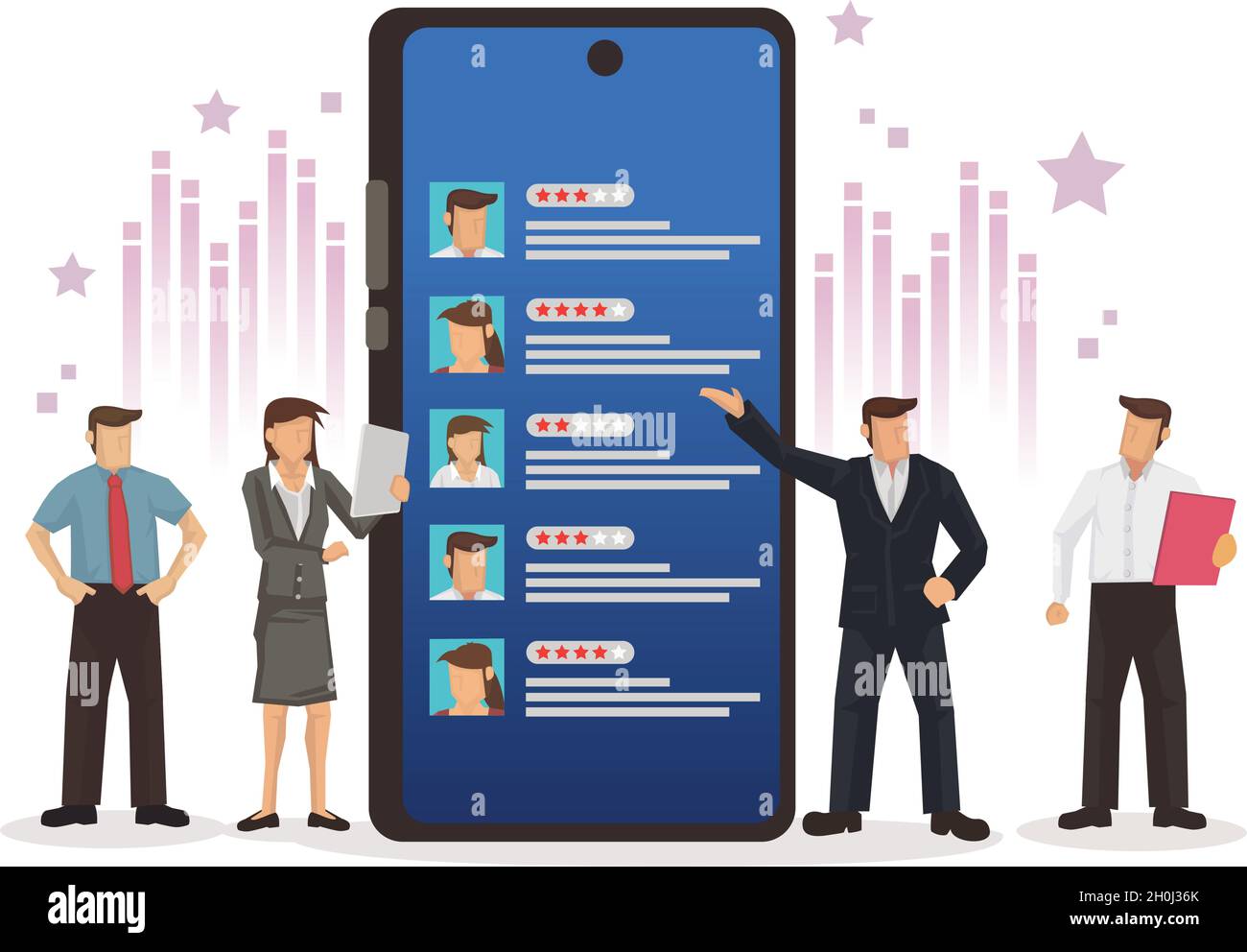 Status customers Stock Vector Images - Alamy