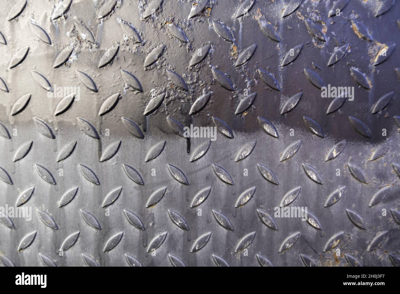 Metal floor detail to prevent slips and falls Stock Photo - Alamy