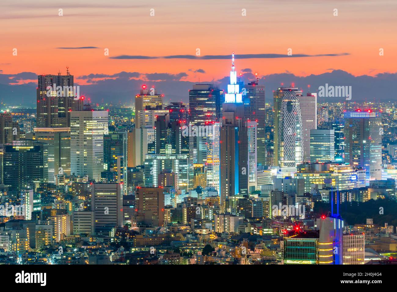Tokyo skyline with buildings in Shinjuku in Japan Stock Photo - Alamy