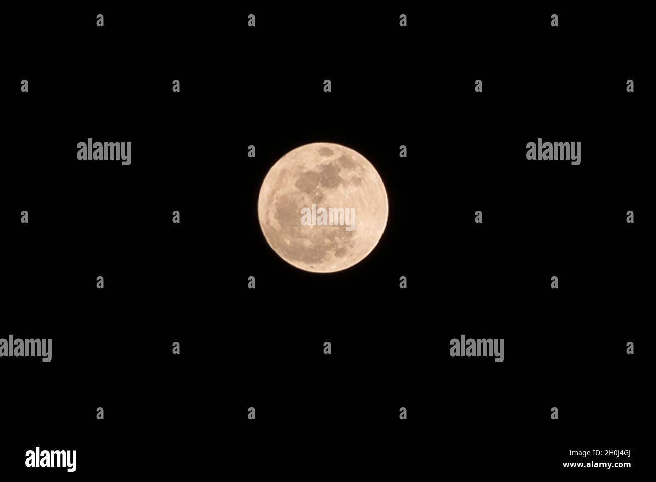 Beautiful Super Moon Stock Photo - Alamy
