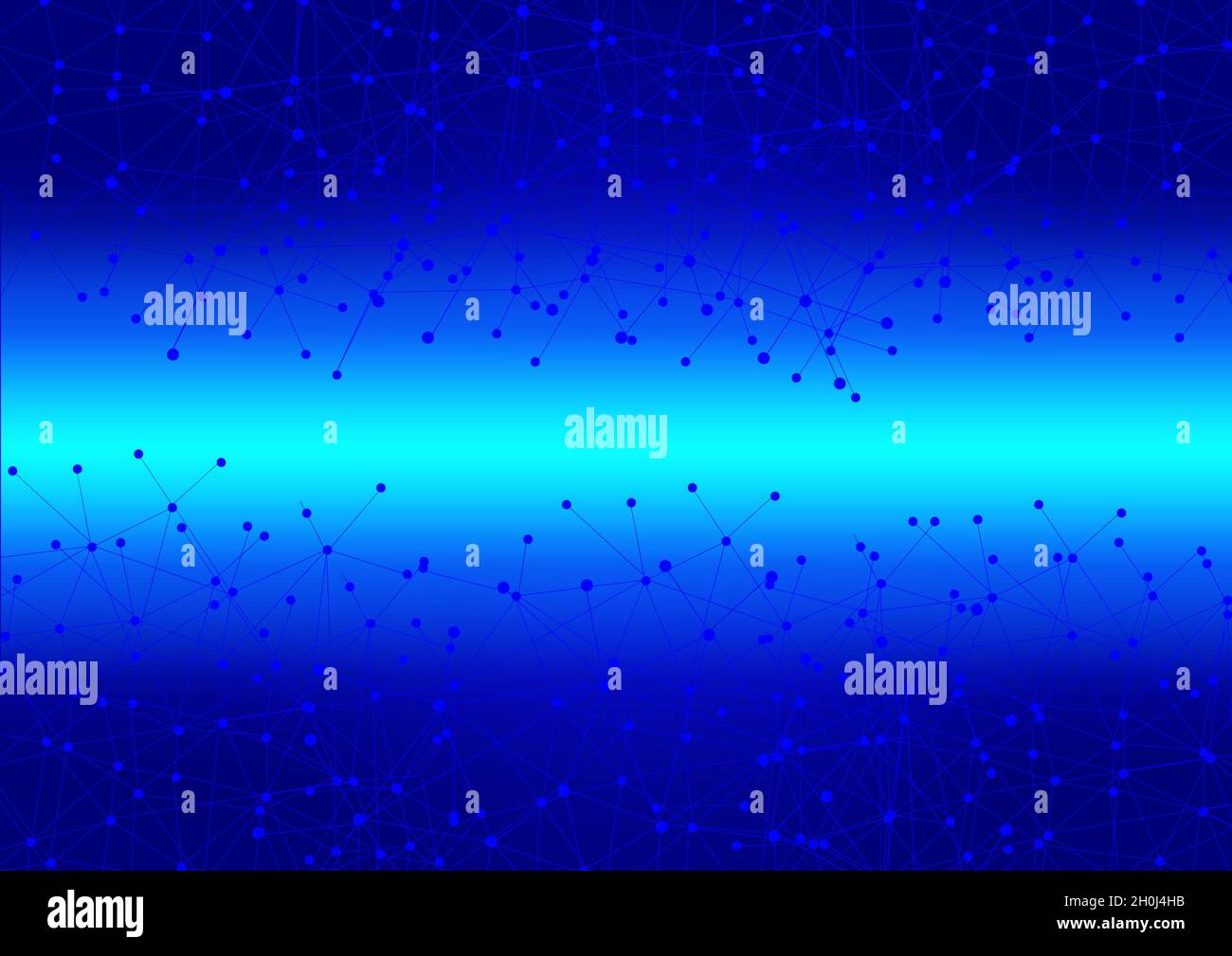 Abstract connection blue color background Stock Photo - Alamy