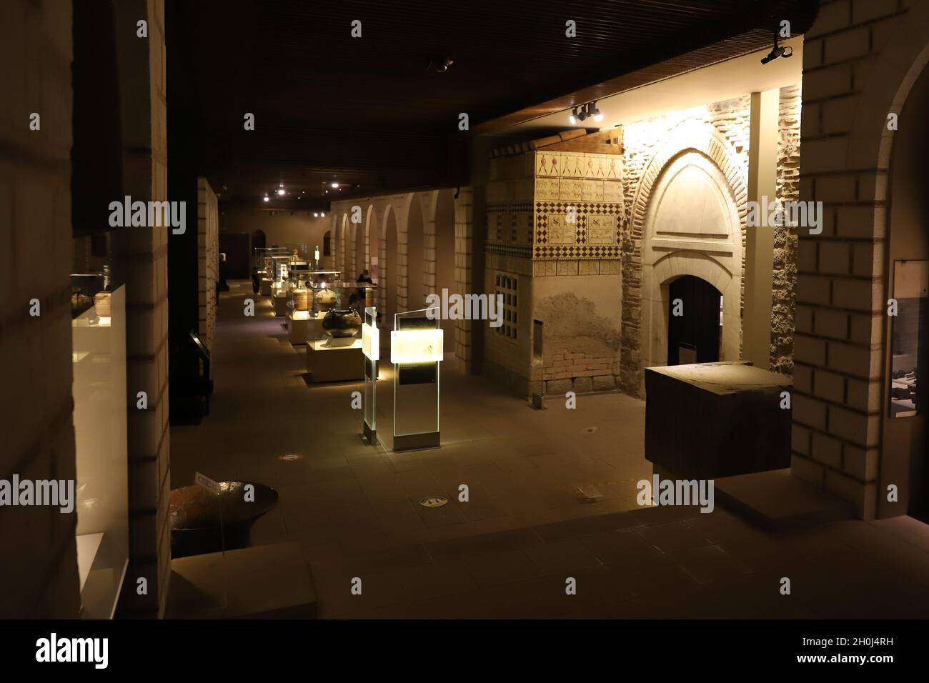 Old Artifact in Museum of Anatolian Civilizations, Ankara City, Turkey ...