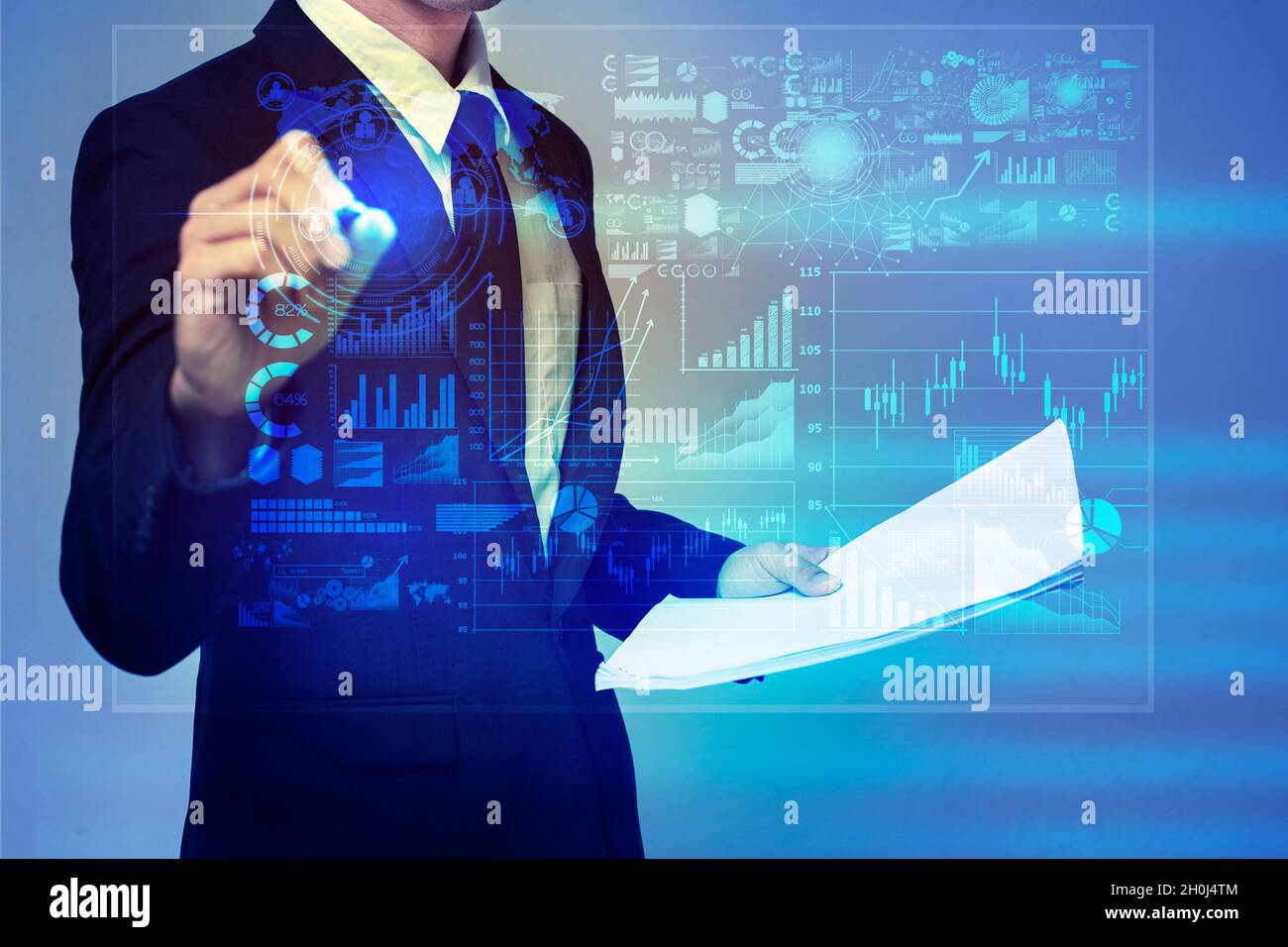 Digital virtual screen hi-res stock photography and images - Alamy