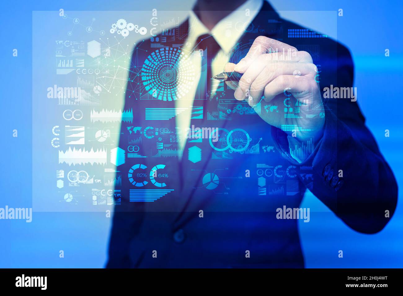 Digital virtual screen hi-res stock photography and images - Alamy