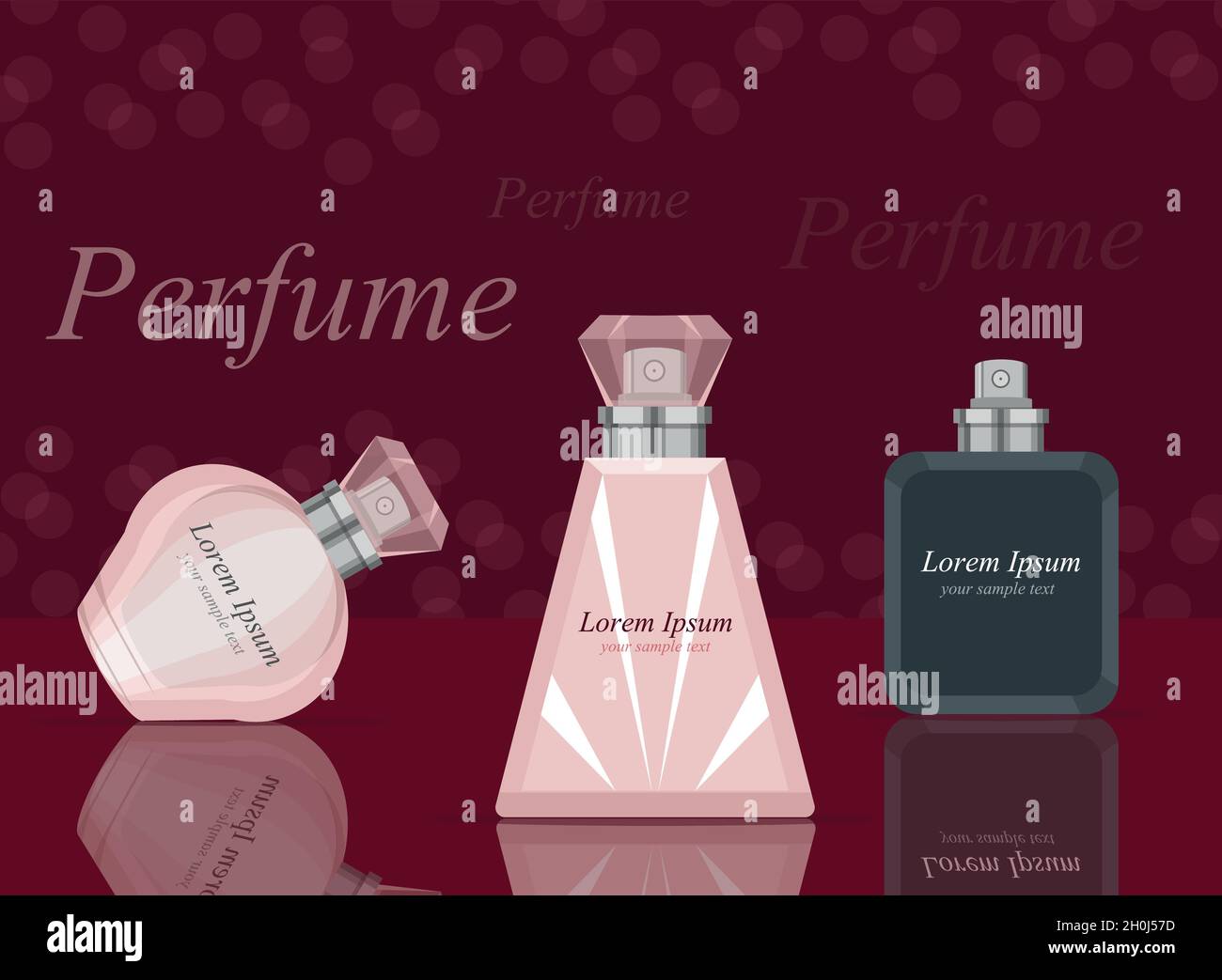 Various cosmetic products Stock Vector Images - Alamy