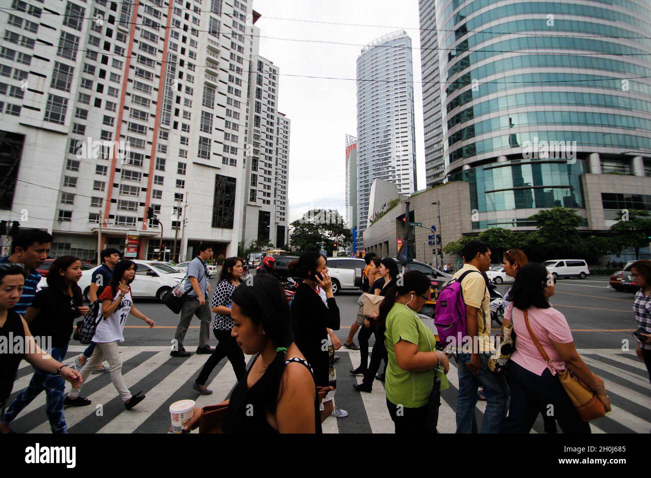 Makati rush hour hi-res stock photography and images - Alamy