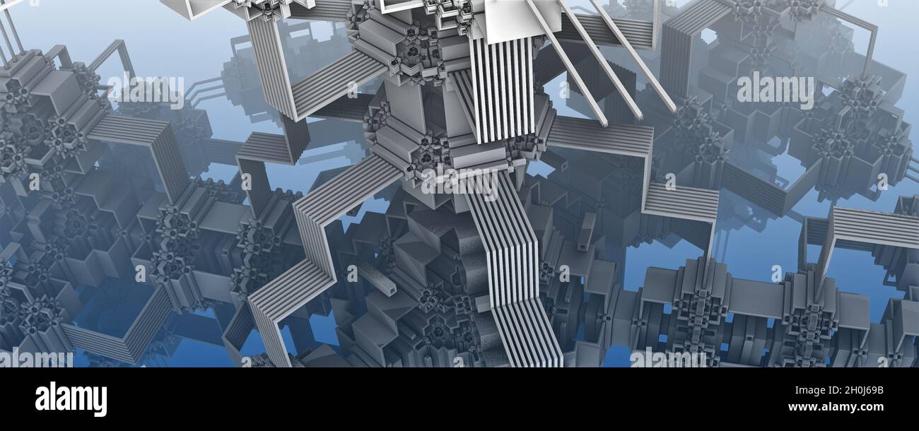 Unique and realistic 3D rendering of virtual scene environment Stock ...