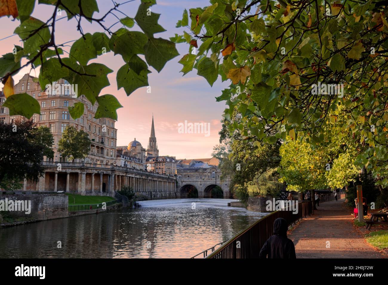 autumn in bath sunset Stock Photo - Alamy