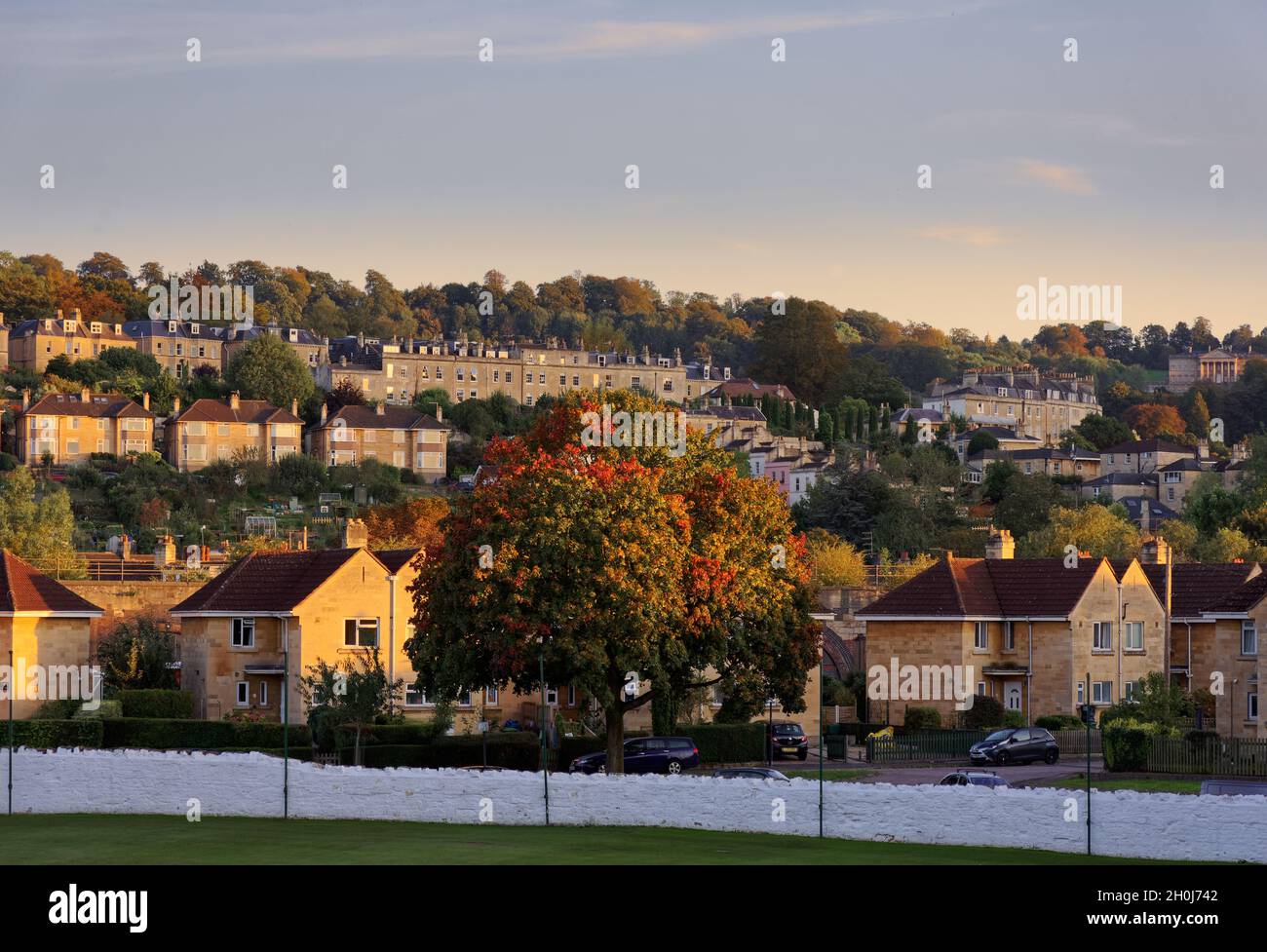 autumn in bath sunset Stock Photo - Alamy