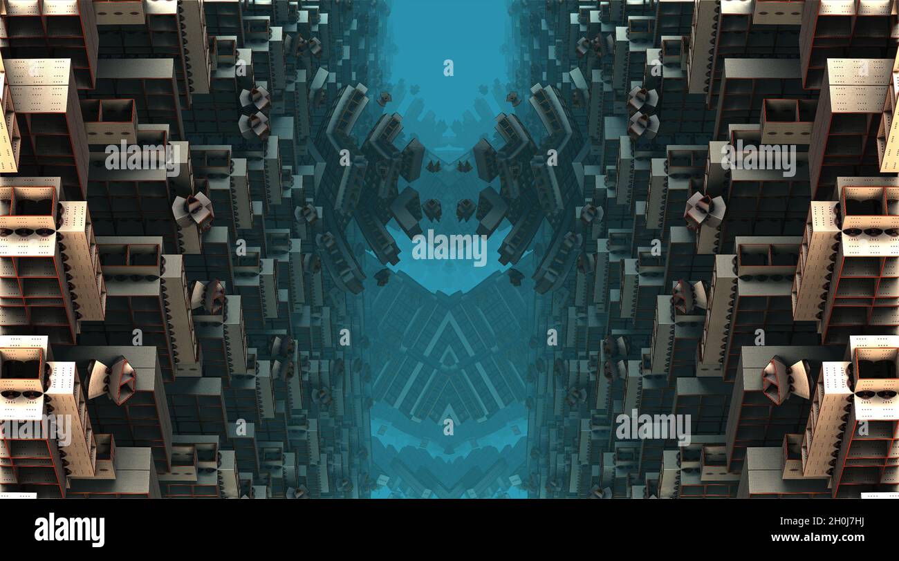 Unique and realistic 3D rendering of virtual scene environment Stock ...