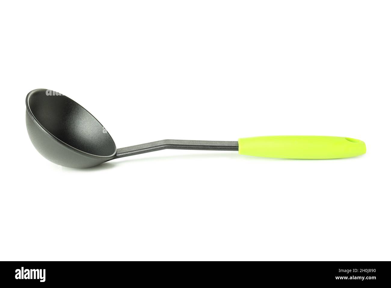 Metal kitchen ladle isolated on white background Stock Photo - Alamy