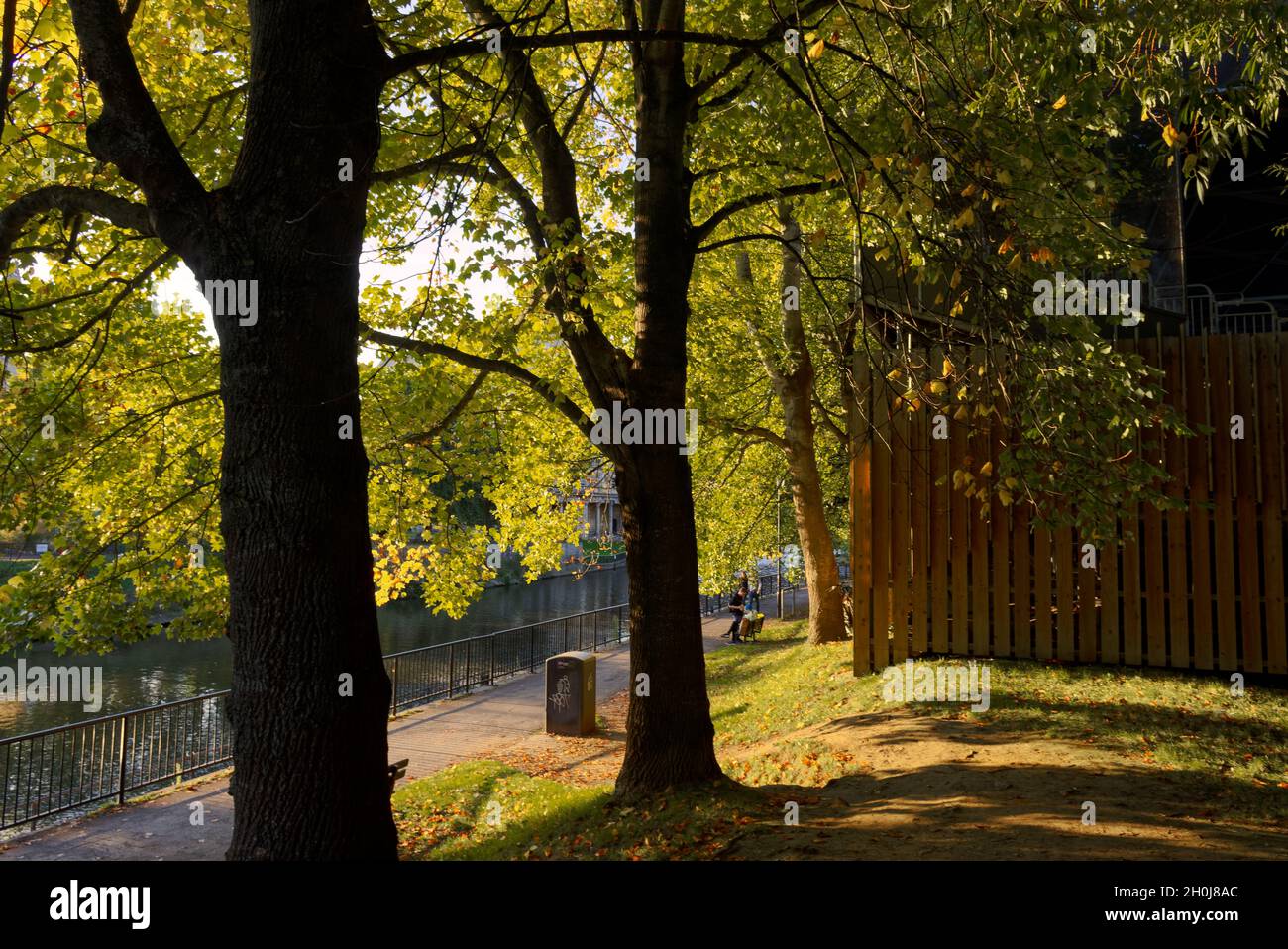 autumn in bath sunset Stock Photo - Alamy