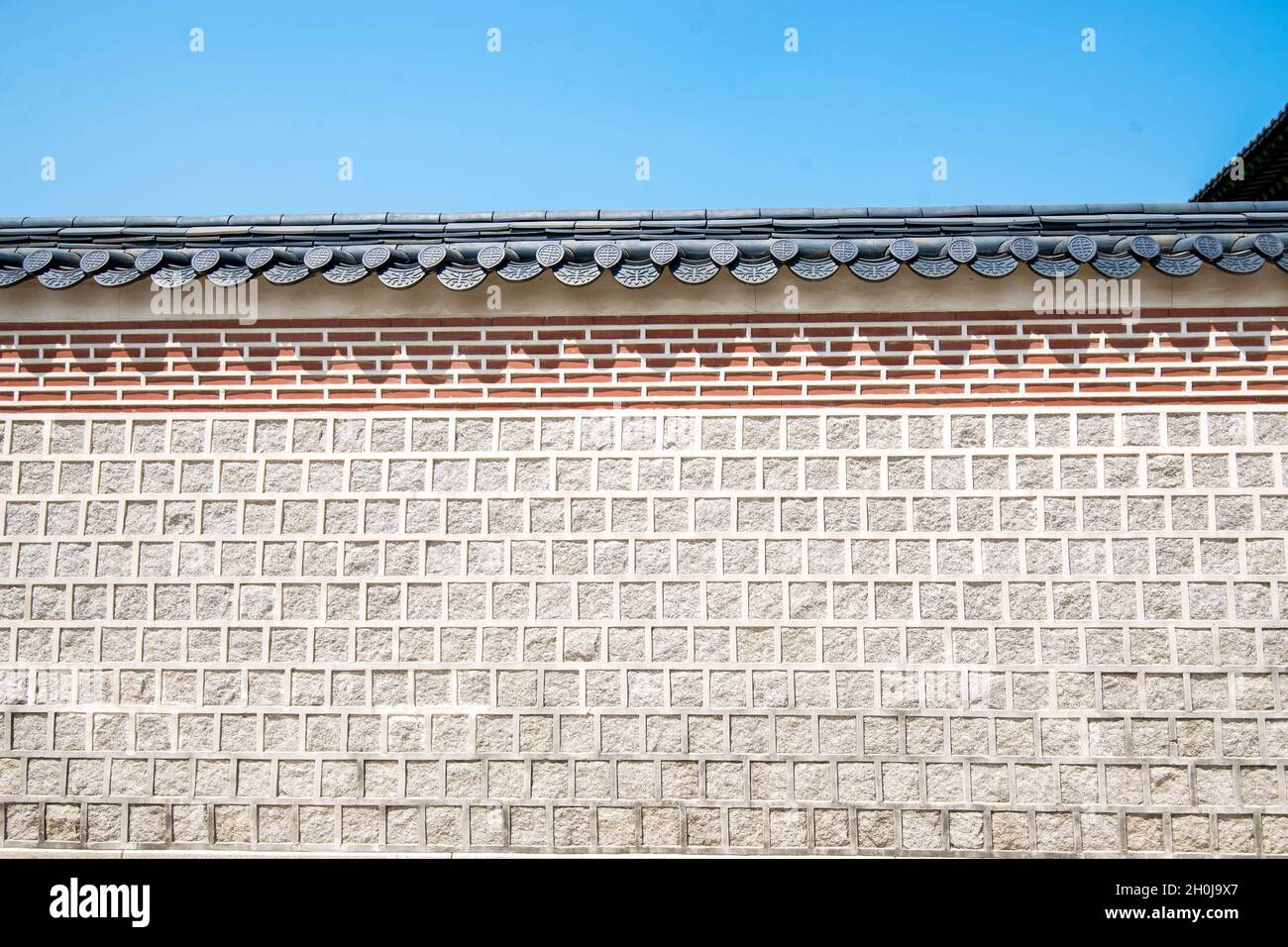 Korea wall texture Stock Photo - Alamy