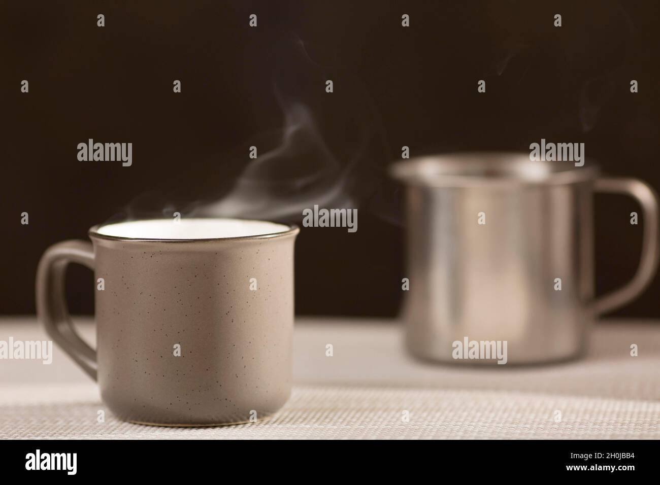 Water milk beaker hi-res stock photography and images - Alamy