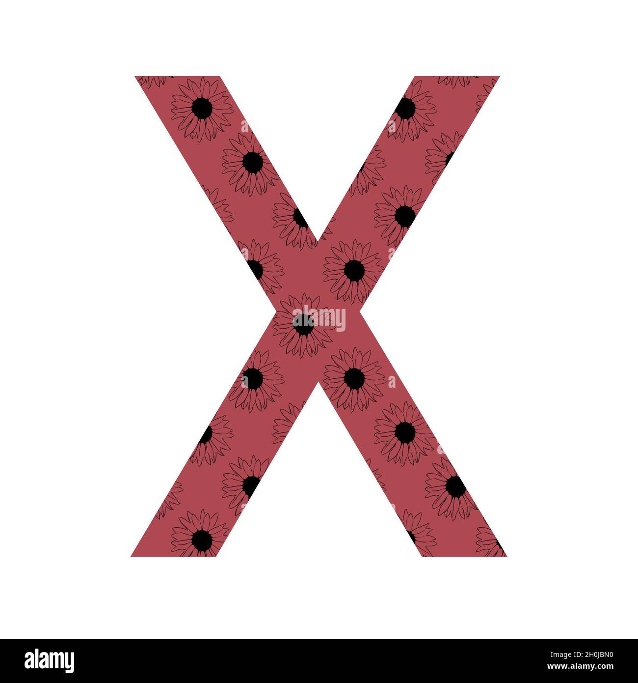 Red x alphabet hi-res stock photography and images - Alamy