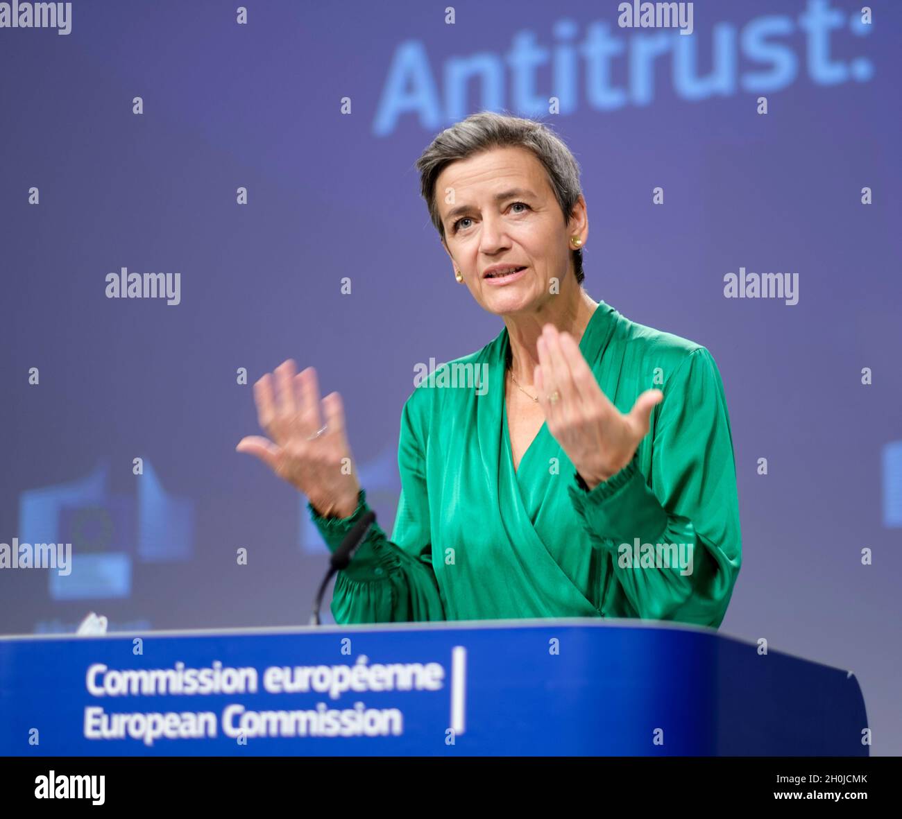Portrait of margrethe vestager hi-res stock photography and images - Alamy