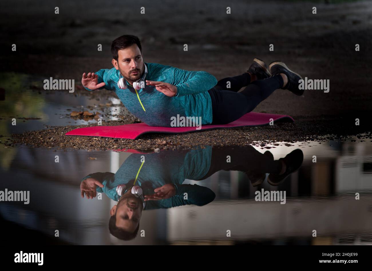 Back extension exercise hi-res stock photography and images - Alamy