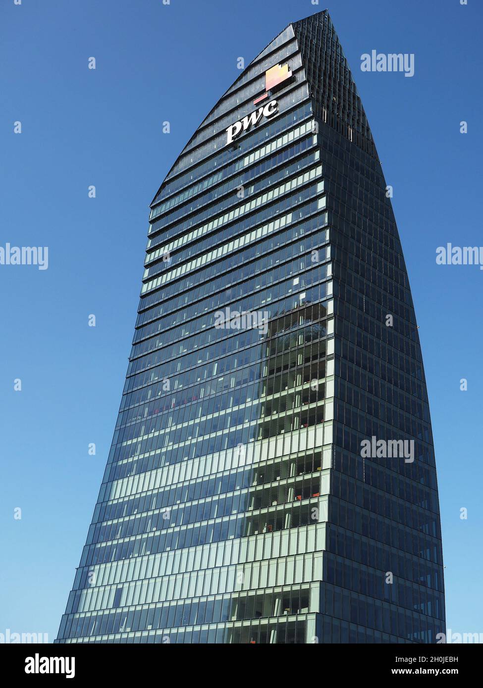 Europe, Italy, Lombardy, Milan - City Life, Tre Torri district., Il ...