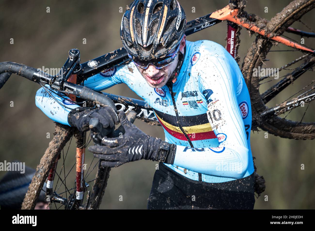 UCI Cyclo-cross World Championships in Valkenburg 2018. Yannick Peeters ...