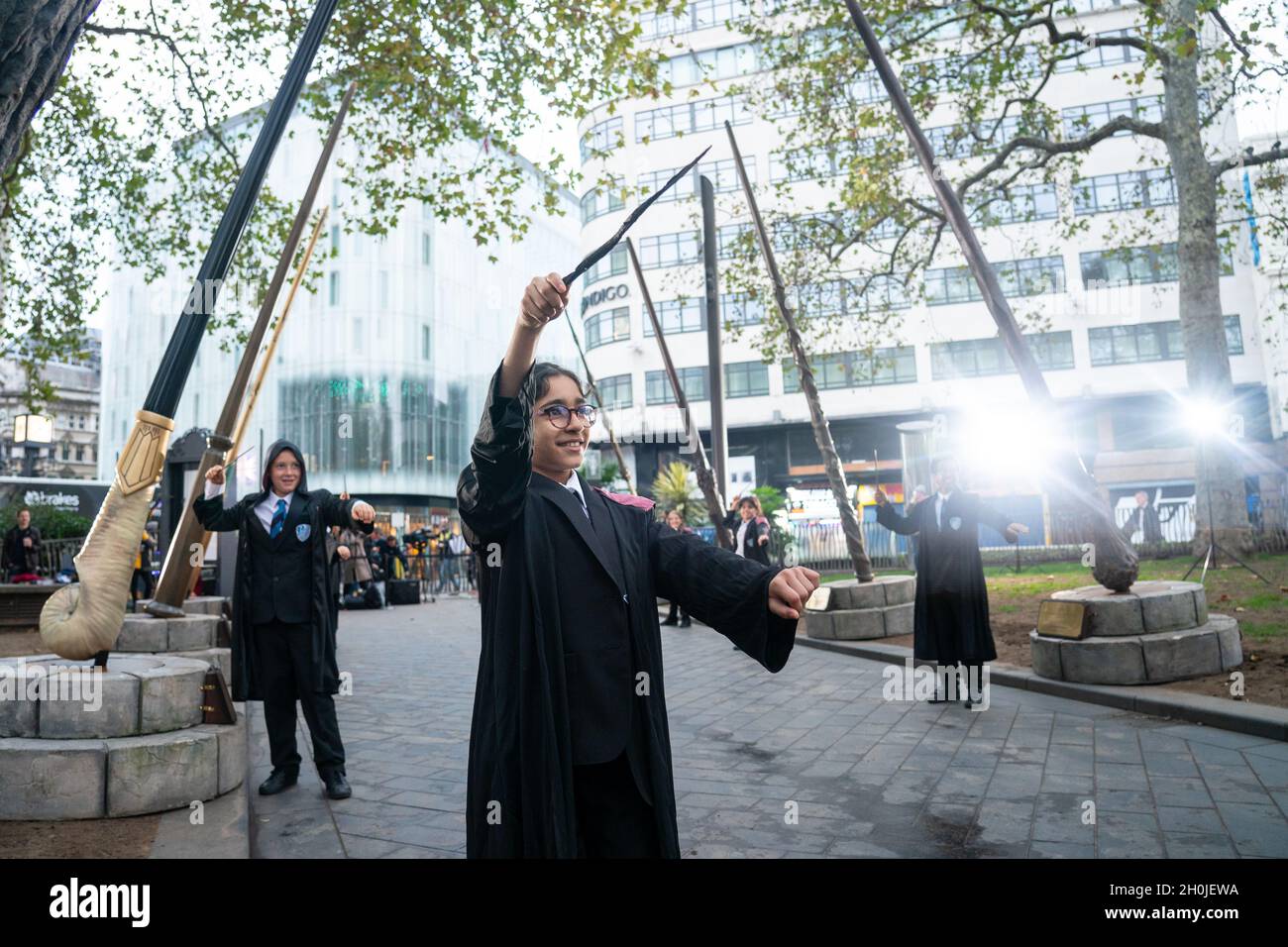 Pupils from Park View school, in Haringey, London, take part in Harry ...