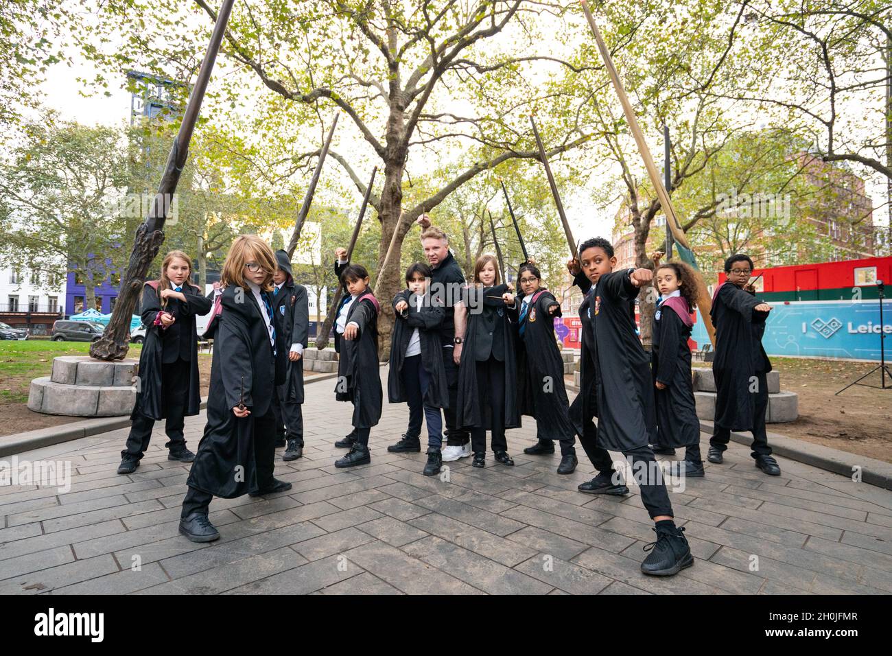 Pupils from Park View school, in Haringey, London, take part in Harry ...