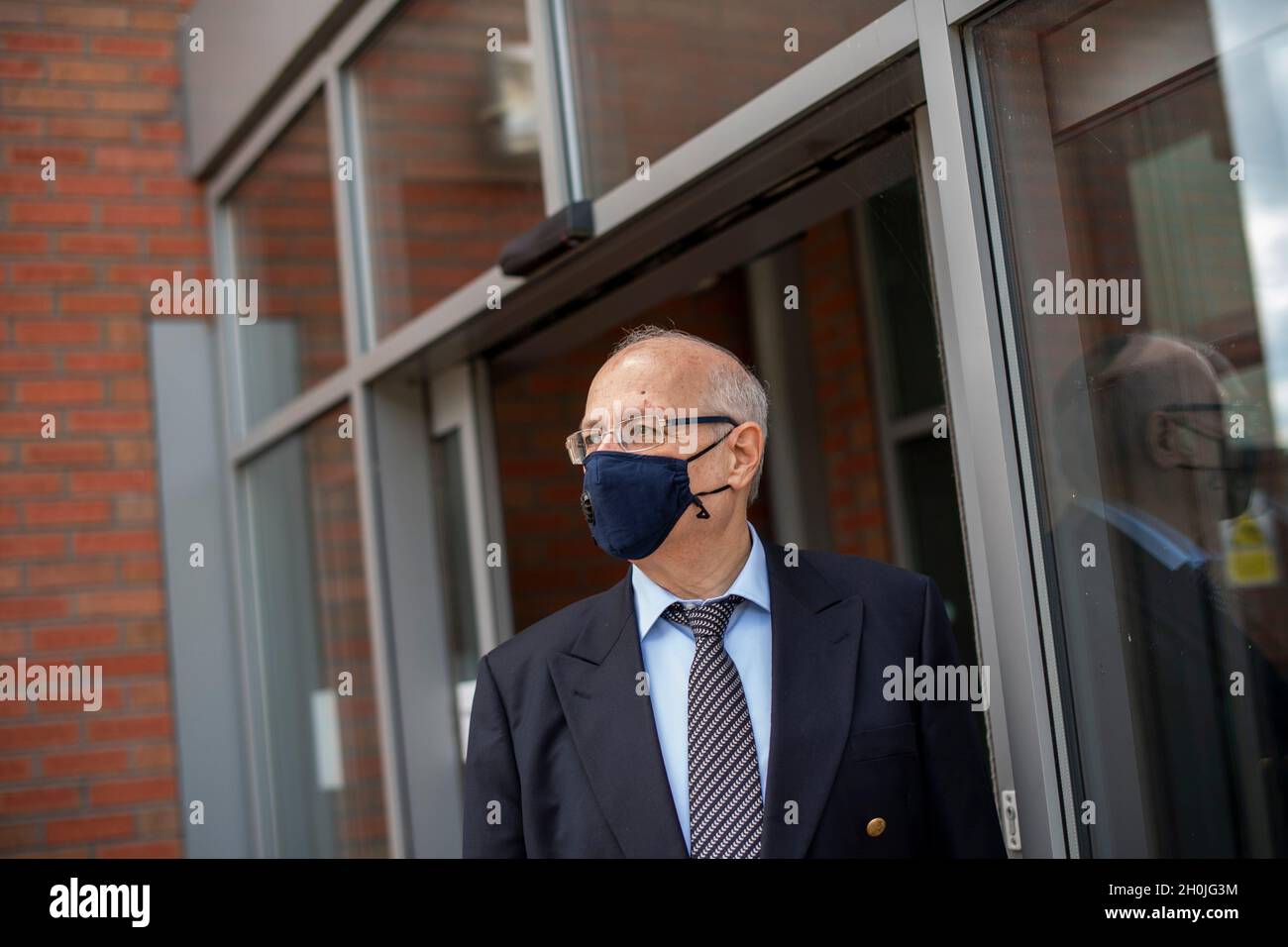 Chair Joshua Rowe poses at King David School in Greater Manchester, UK ...