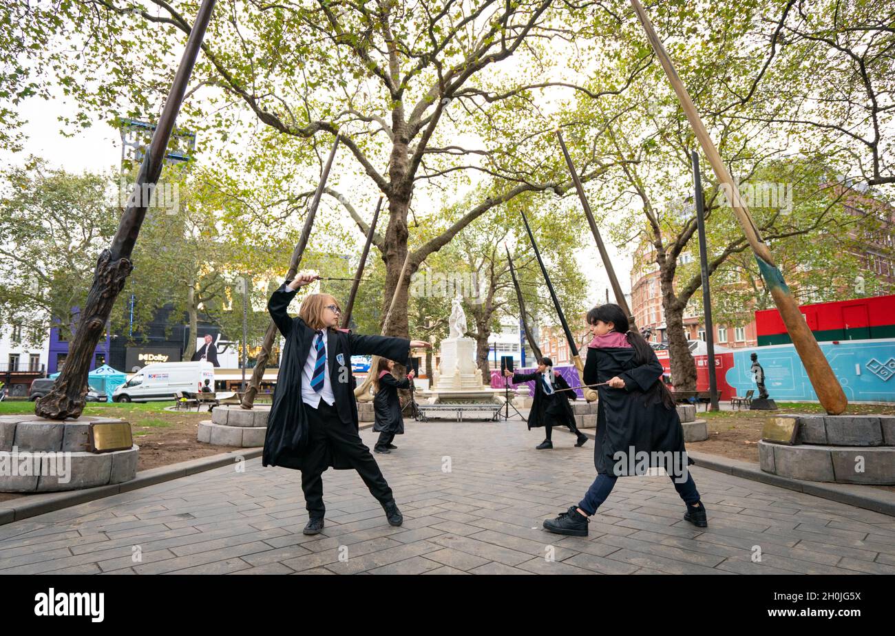 Pupils from Park View school, in Haringey, London, take part in Harry ...