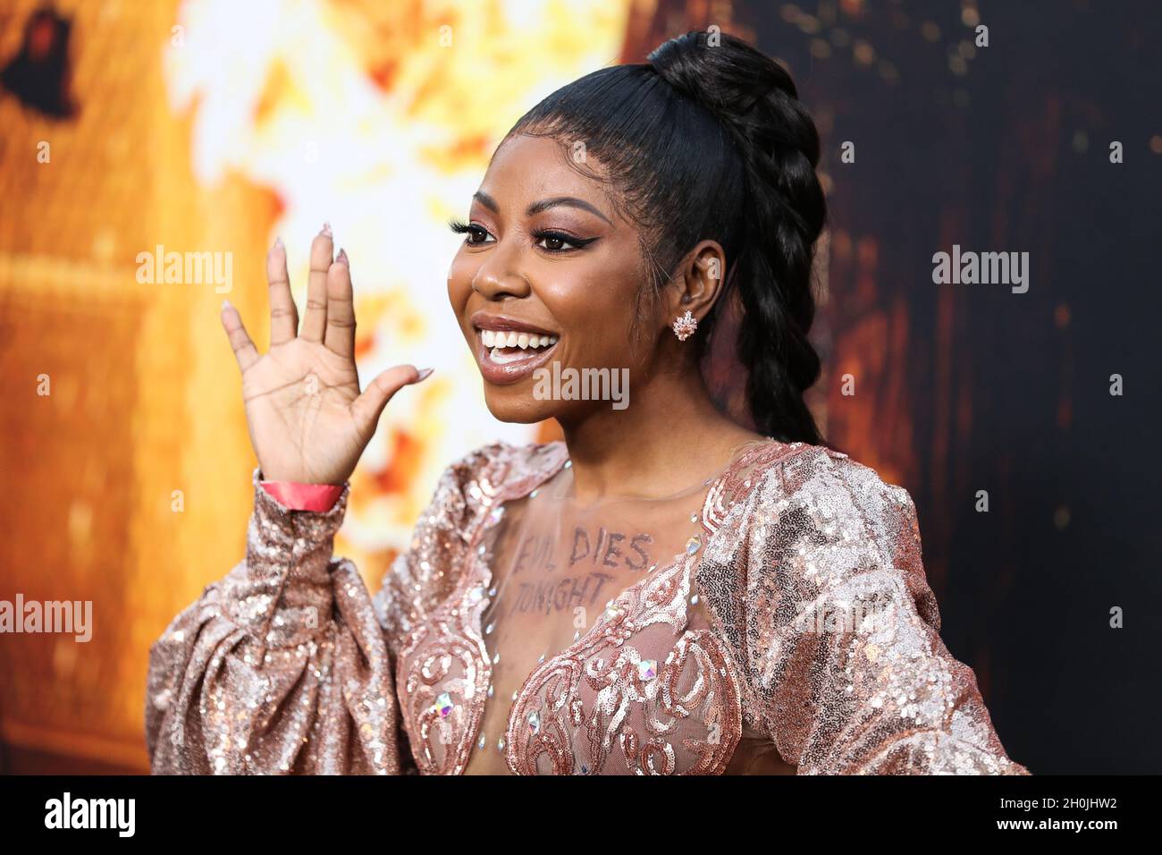HOLLYWOOD, LOS ANGELES, CALIFORNIA, USA - OCTOBER 12: Actress Carmela ...