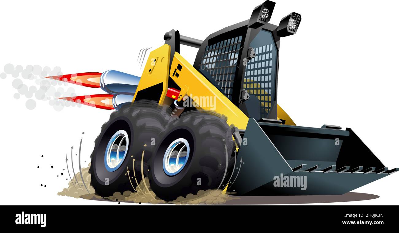 Vector Cartoon Skid Sreer. Available EPS-10 vector format separated by ...