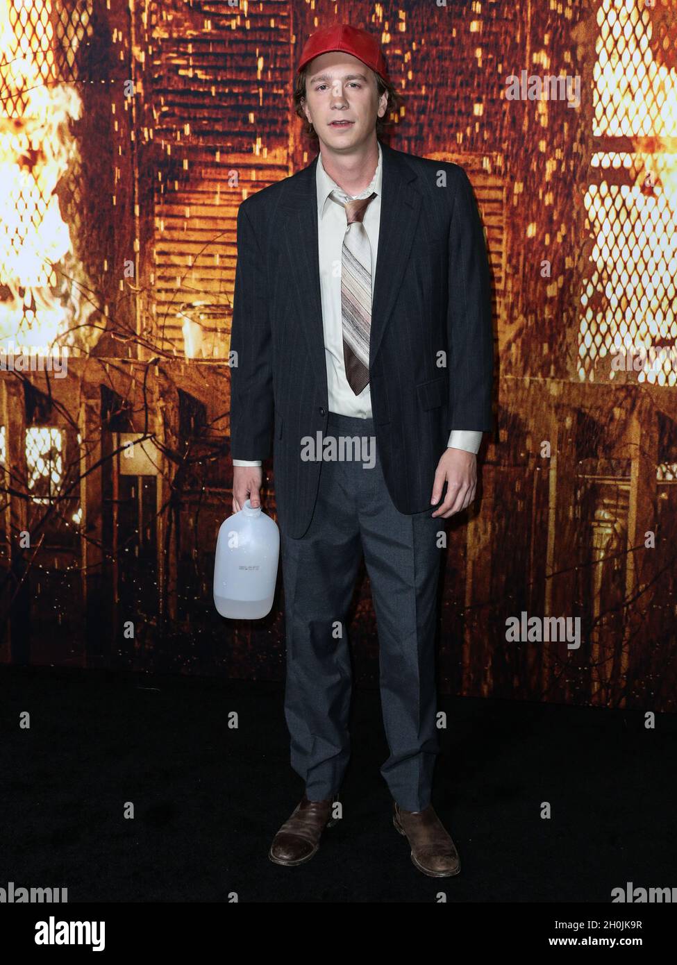 HOLLYWOOD, LOS ANGELES, CALIFORNIA, USA - OCTOBER 12: Actor Thomas Mann arrives at the Costume ...