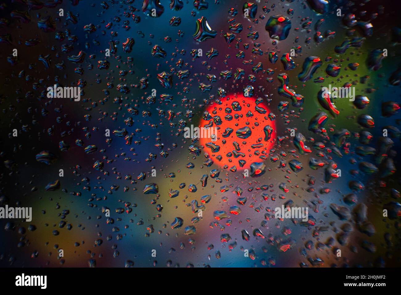 Background rain drops close up Stock Photo - Alamy